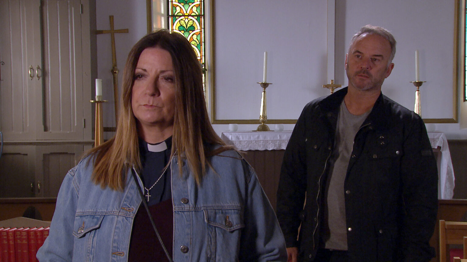 Harriet Finch in Emmerdale: Vicar, police officer and actress Katherine ...
